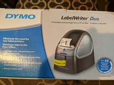 DYMO LabelWriter Duo Model 93105 Thermal Printer With Labels for sale ...