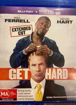 Get Hard BLU RAY (2015 Will Ferrell / Kevin Hart prison comedy movie ...