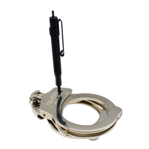 Pen Style Handcuff Key Tool Universal Tactical Black Pocket Clip Police ...