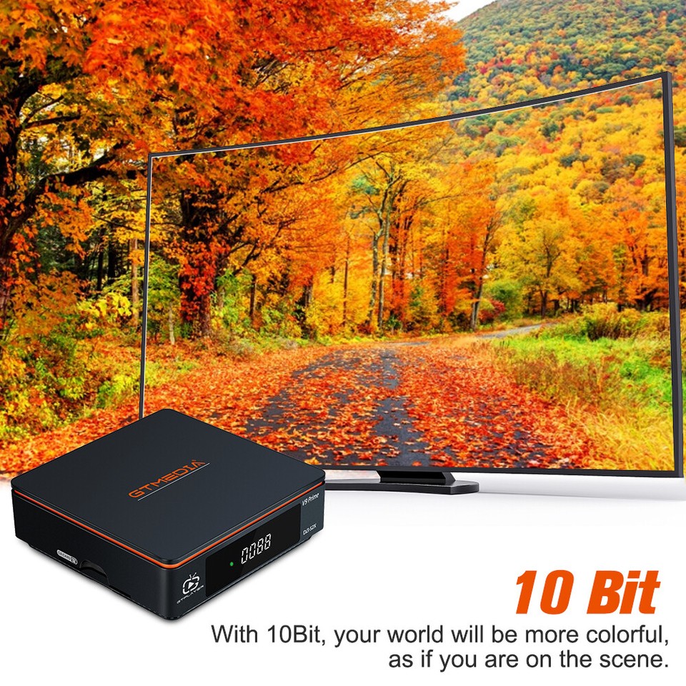 GTMedia DVB-S/S2/S2X FTA Digital TV Box USB DVR HDMI WIFI USALS Media ...