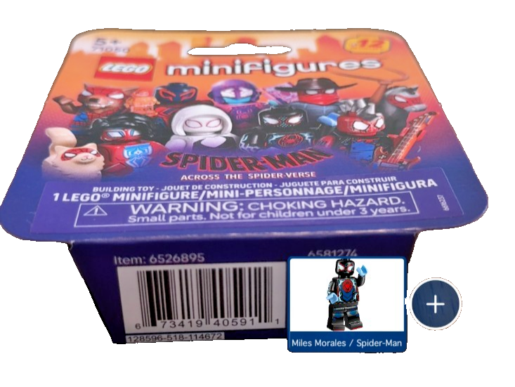 LEGO Minifigure 71050 Across The Spider-Verse Spider-Man Miles Morales ...