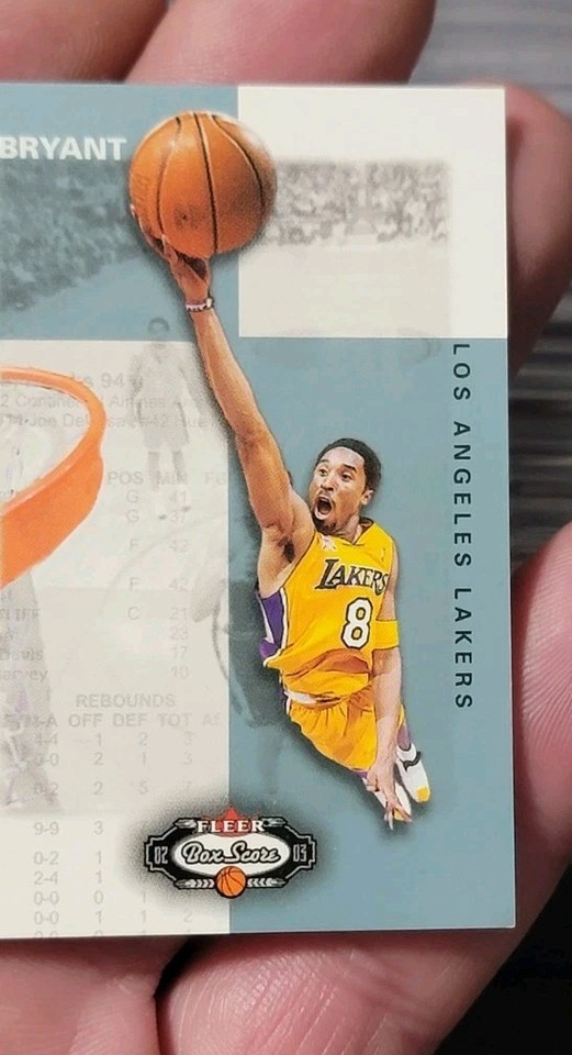 02-03 Fleer Box Score 1st Edition Mini Kobe Bryant #88 SSP 44/100 Super ...