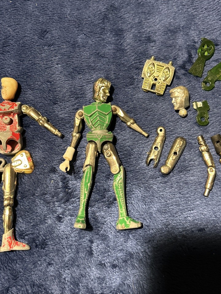 1970s Vintage Micronauts Parts Lot Space Glider Galactic Warrior 02 ...