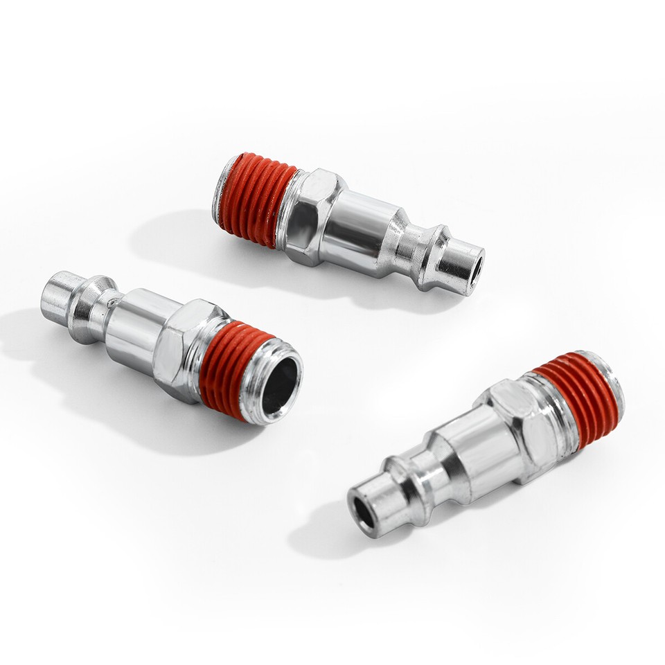 20pcs Air Compressor Accessory Kit 25Ft Recoil Hose Gun Nozzles Set 1/4 ...