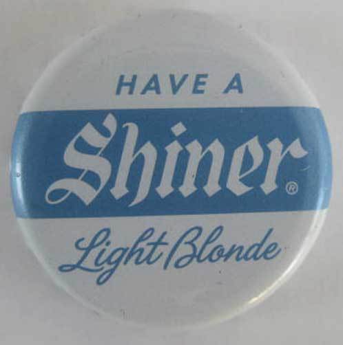 SHINER LIGHT BLONDE used Beer CROWN, Bottle CAP, Spoetzl Brewing ...