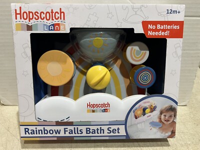 Hopscotch Lane Rainbow Falls Baby Kids Bath Water Play Time Set Learn ...