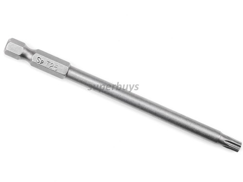 1pc T25 Security Torx Straight Long Hex Shank Screwdriver Power Drill ...