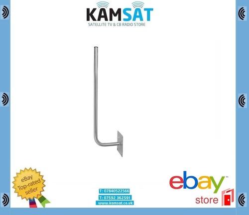 AERIAL POLE BRACKET L SHAPED FASCIA/LOFT MAST TV WALL MOUNTING 30 x 80 ...