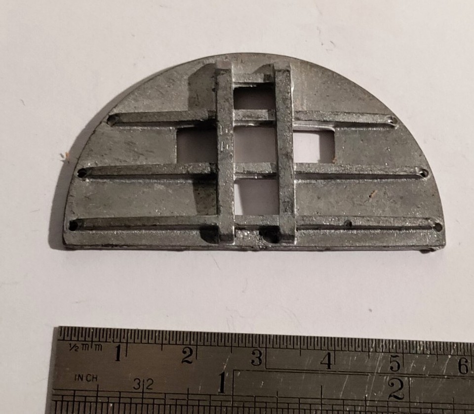 Ship Model Diorama Parts White Metal Mast Top 56mm x 33mm | eBay