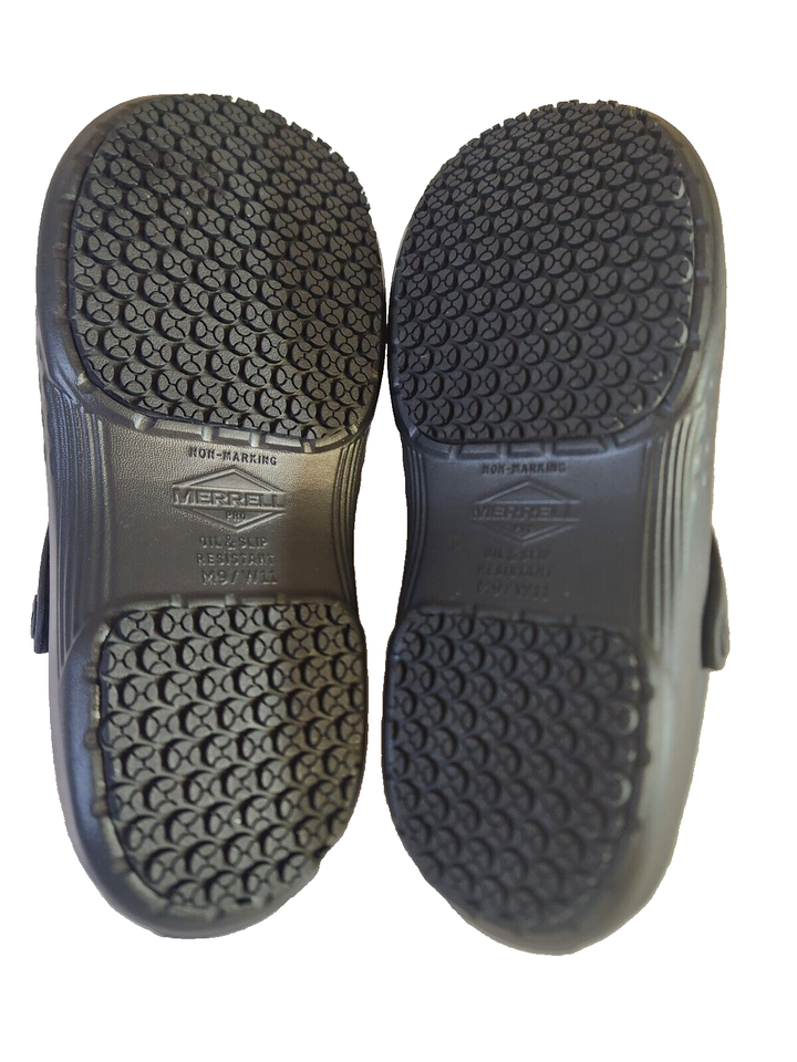 Merrell Men's US Size 9 Women's Size 11 Encore Service Pro Black Rubber ...