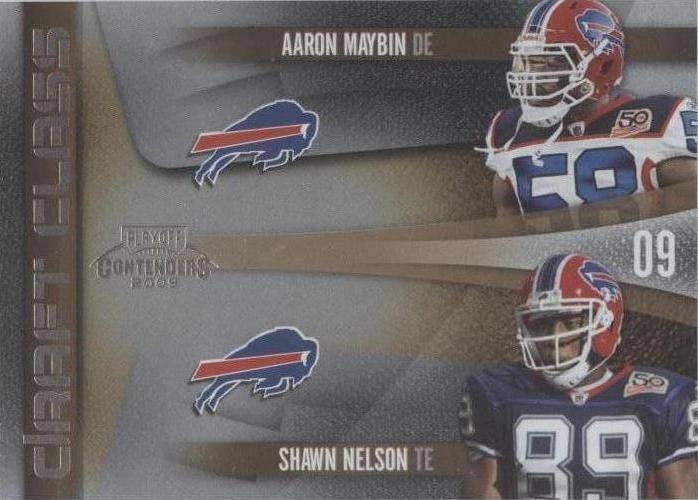2009 Playoff Contenders - Draft Class Aaron Maybin, Shawn Nelson #1 (RC ...