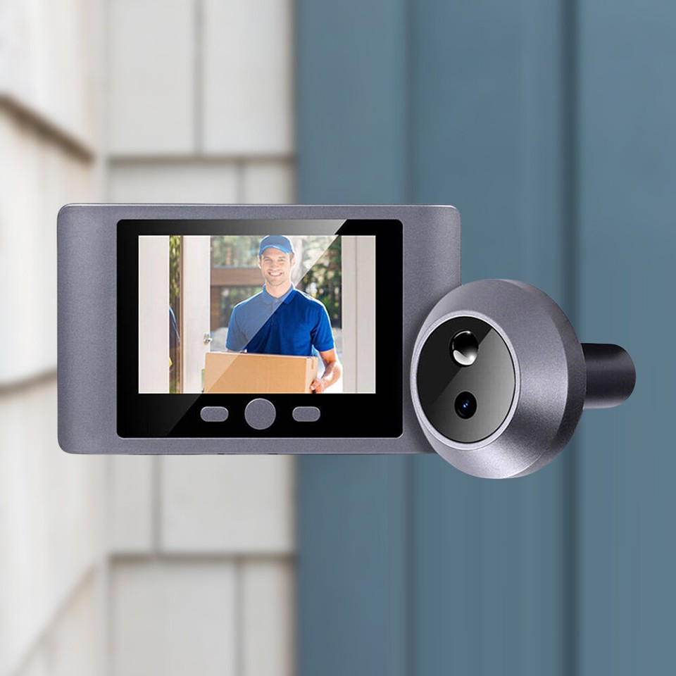 Front Door Peephole Camera PIR Motion Detection Doorbell Door Camera 2. ...