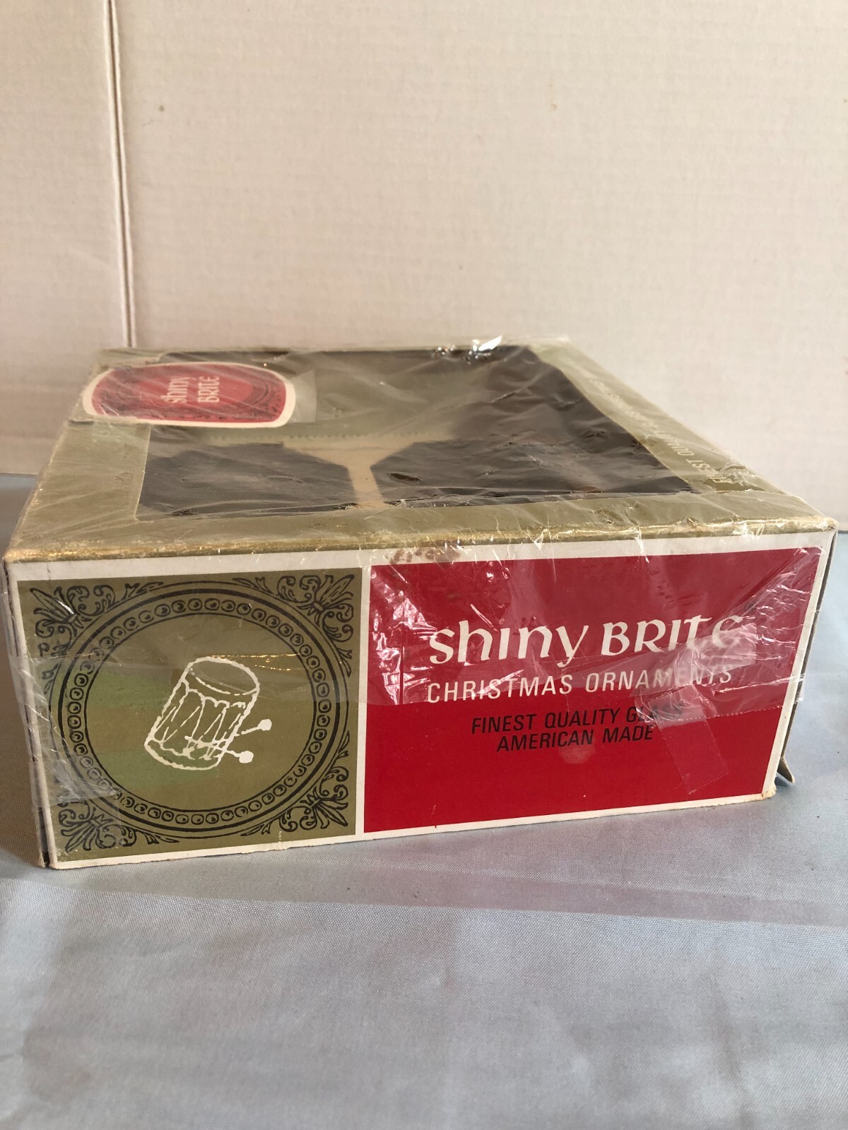 VINTAGE Shiny Brite Ornament Box - BOX ONLY #F63 | eBay