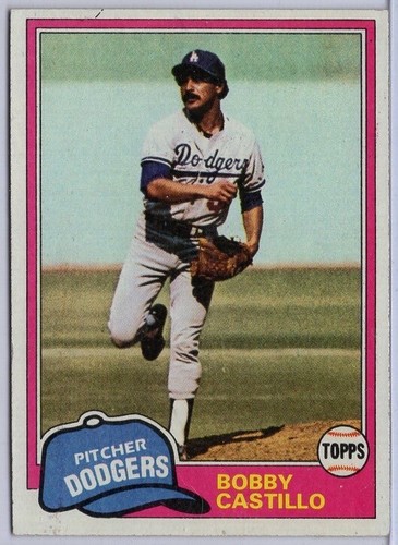1981 Topps #146 Bobby Castillo in EXMT Condition Dodgers | eBay