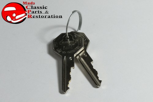 68 Camaro Locks, Igniton Door Glove Trunk Octagon Keys - Original OEM ...