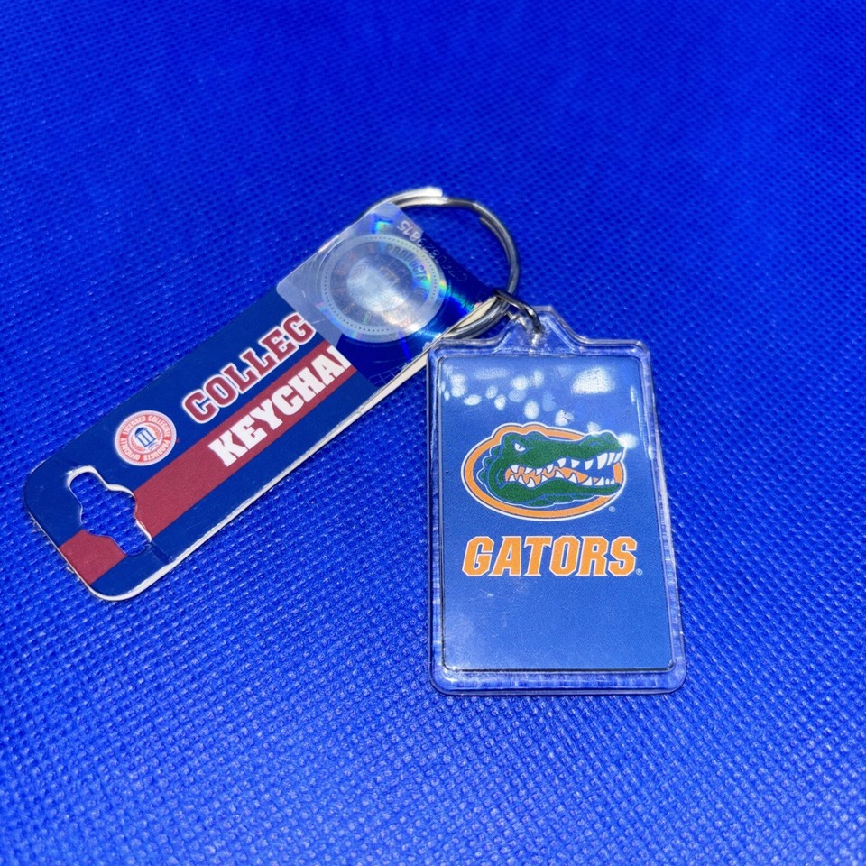 Florida Gators Plastic Keychain NCAA College Key Chain Blue Officially ...