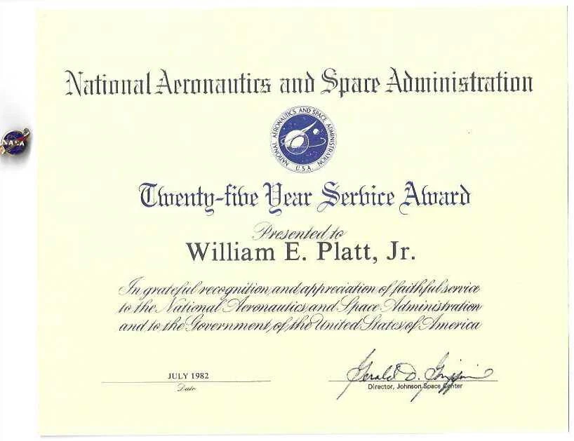 Certificate With Nasa