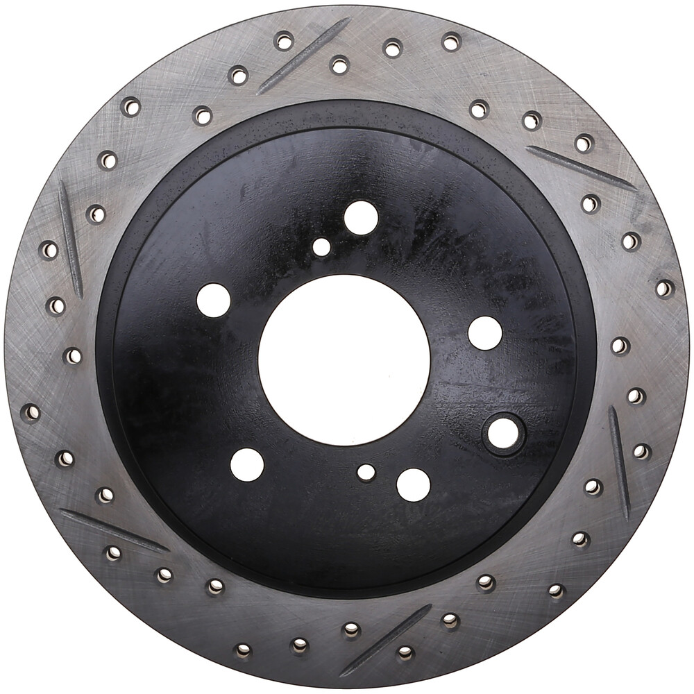 Disc Brake Rotor-Sport Cross-Drilled and Slotted fits 89-96 Nissan ...