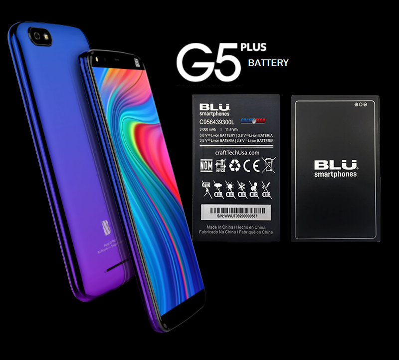 and Original C956439300L BLU Battery Batterie Bateria 3000mah 11.4wh 3 ...