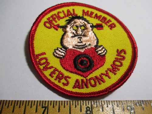 Official Member Lovers Anonymous Patch Humor Comedy Love Sex Vintage ...