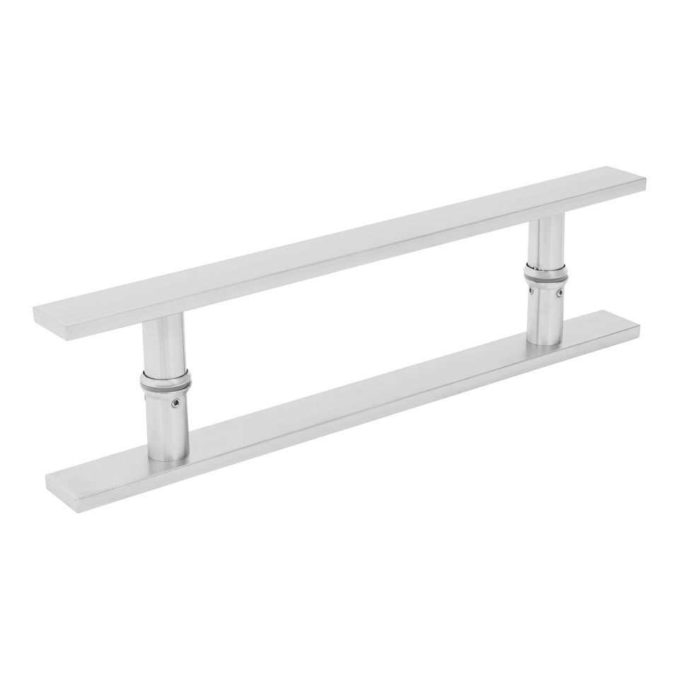 Double Sided Stainless Steel Door Handle Pair Pull Push Sliding Barn ...