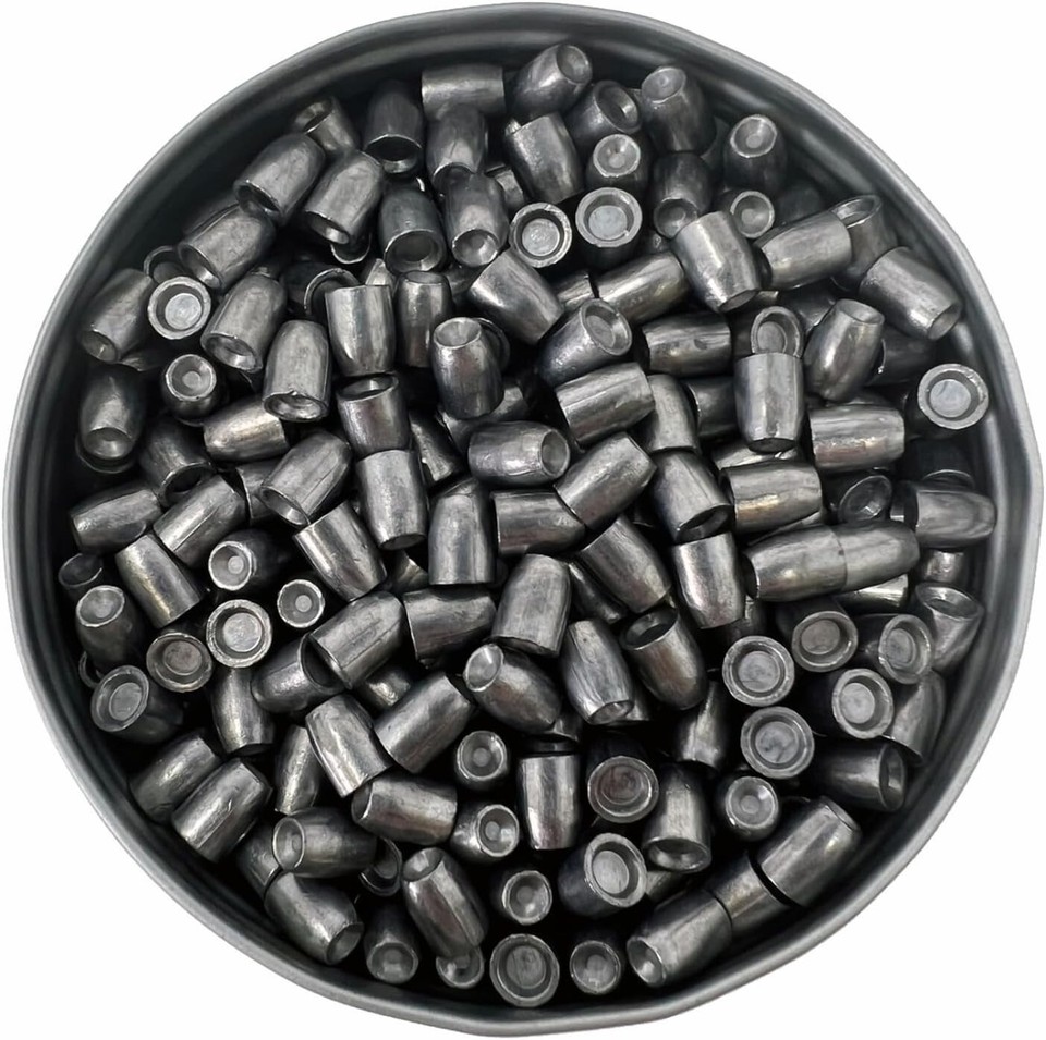 Hawki .177 Cal Airgun Pellets Slug Medium Holow Point 13.42 gr/0.87 g ...