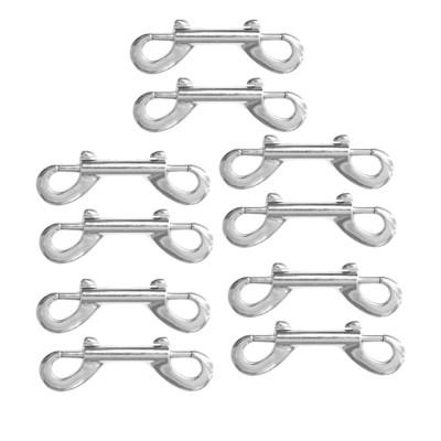 10x Double Ended Multi Purpose Snap Hook Clip Heavy Duty Key Holder ...