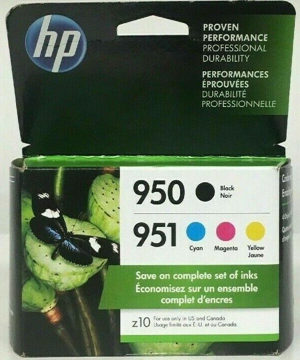 Genuine HP 950/951 B/C Ink Cartridge-For HP 8610 8615 Printer-BOX-OEM ...