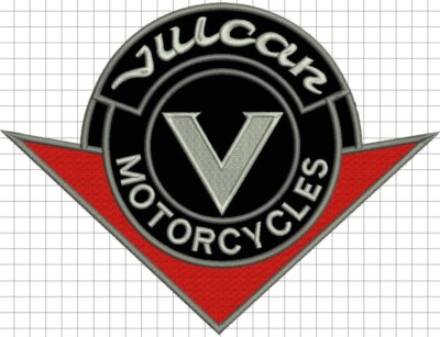 3 pieces 300mm Vulcan Motorcycles Kawasaki embroidered biker back patch ...