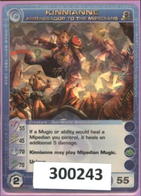(300243) KINNIANNE 55/45/70/70/55 SUPER RARE Premium Pack Foil Chaotic ...
