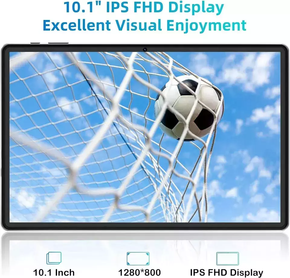 2024 10.1" Android 12 adult Tablet IPS 4GB+64GB 5G WiFi Camera Fast ...