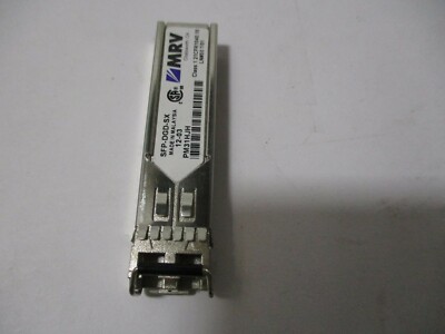 LOT OF 7 MRV SFP-DGD-SX SFP Dual Rate 1/2.1 Gb/s SX 1000Base-SX GigE MM ...