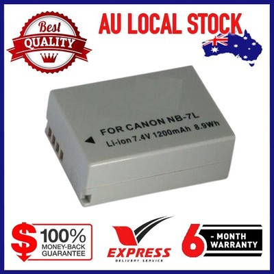 Battery NB-7L NB7L Replacement for Camera Canon PowerShot G12 G11 G10 ...