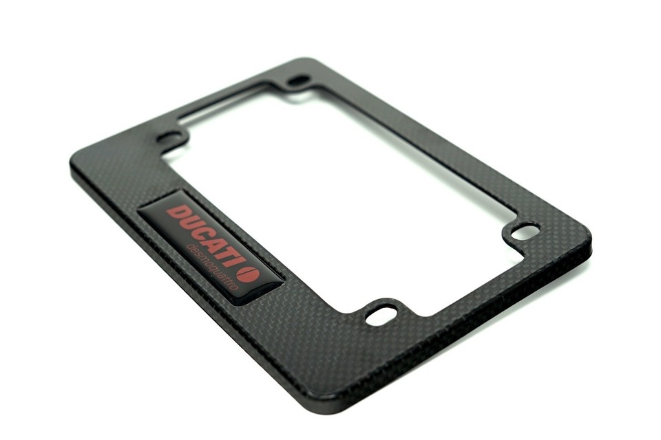 Ducati License Plate Frame Plain Weave Performance Carbon Fiber 748 916 ...