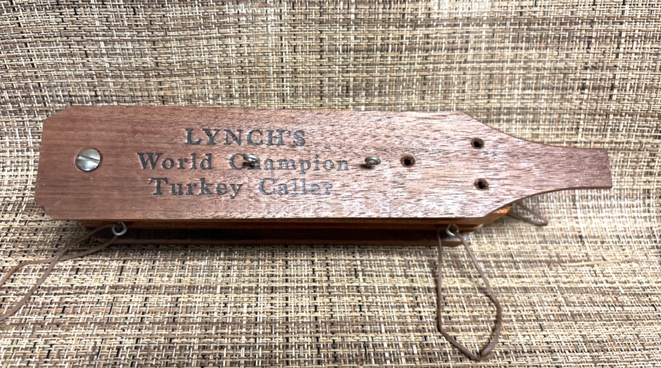 Lynch's World Champion Turkey Call Model 102 1958 Birmingham, Alabama ...