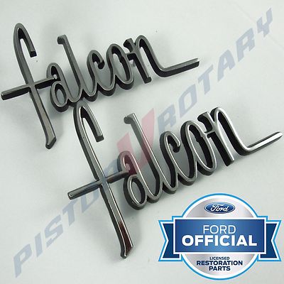 FALCON Rear Quarter Badge Set x2 , BRAND NEW for XY Ford Falcon 351 302 ...