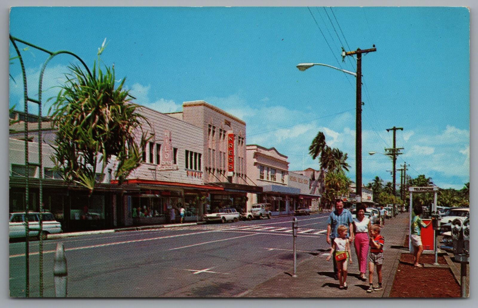 Hilo Hawaii Crescent City Kress Department Store Telephone Booth c1960s ...