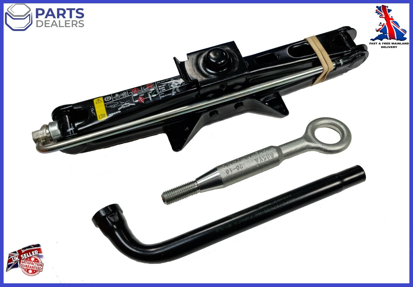 GENUINE VOLVO XC90 XC60 V90 V60 CAR LIFT JACK TOOL WITH HANDLE TOWING ...