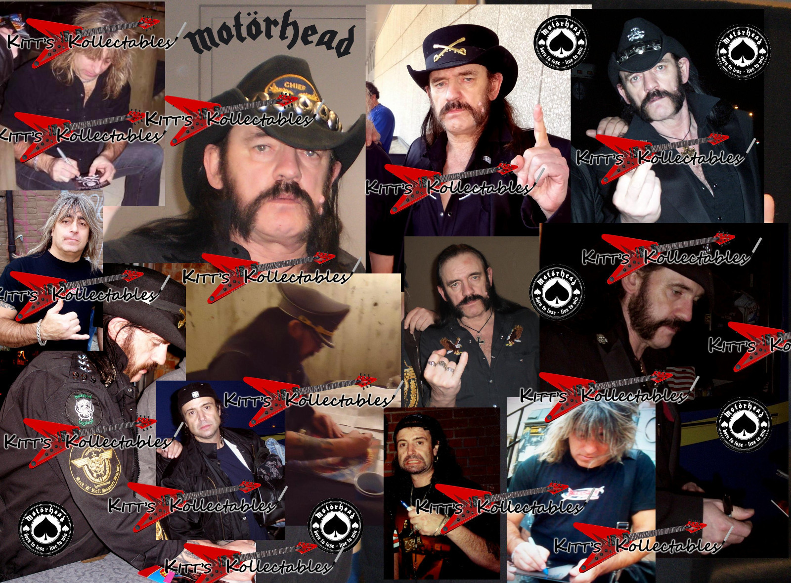 SIGNED MOTORHEAD LEMMY KILMISTER AUTOGRAPHED BASS GUITAR JSA LOA ...