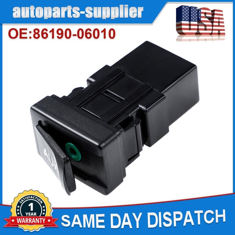 Aux Port Auxiliary Stereo Adaptor Input Jack for Toyota 86190-02010 ...