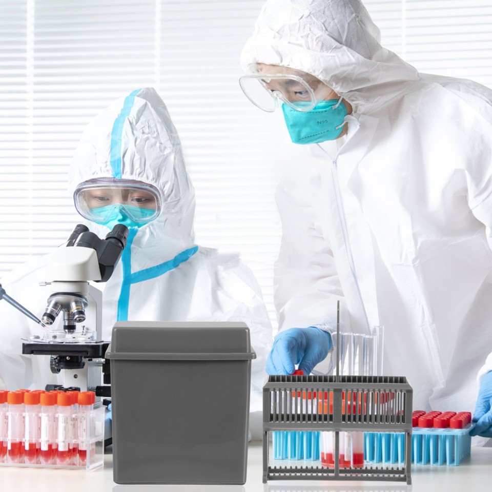 2 Sets Slide Storage Rack Child Histology Holder Microscope Coplin ...