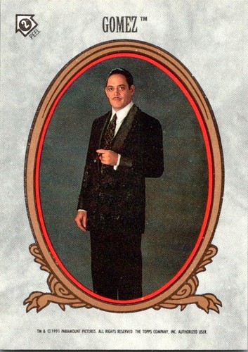 1991 Topps The Addams Family - Stickers #2 Gomez | eBay