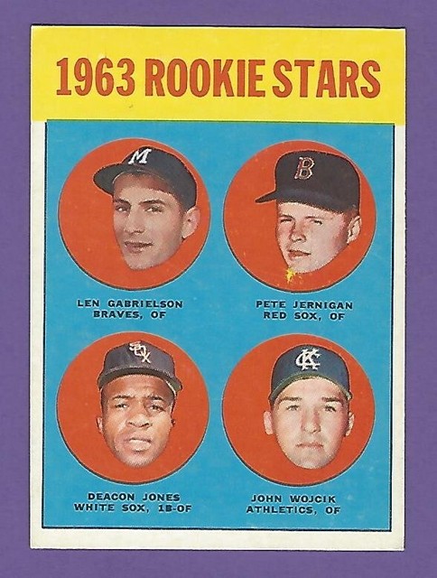 1963 Topps - Rookie Stars #253 Len Gabrielson, Deacon Jones, John ...