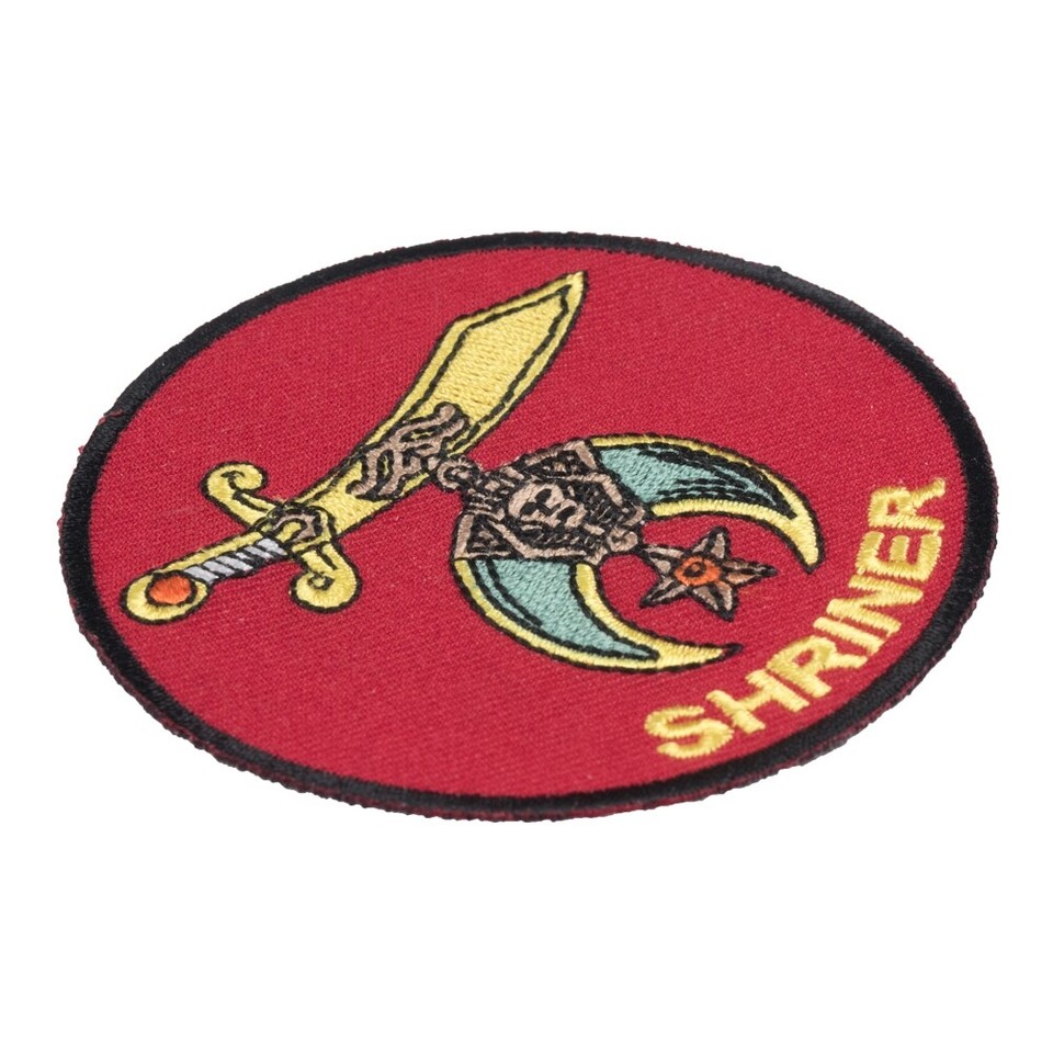 Round Red Shriners Patch, Fraternal Organization Patches | eBay
