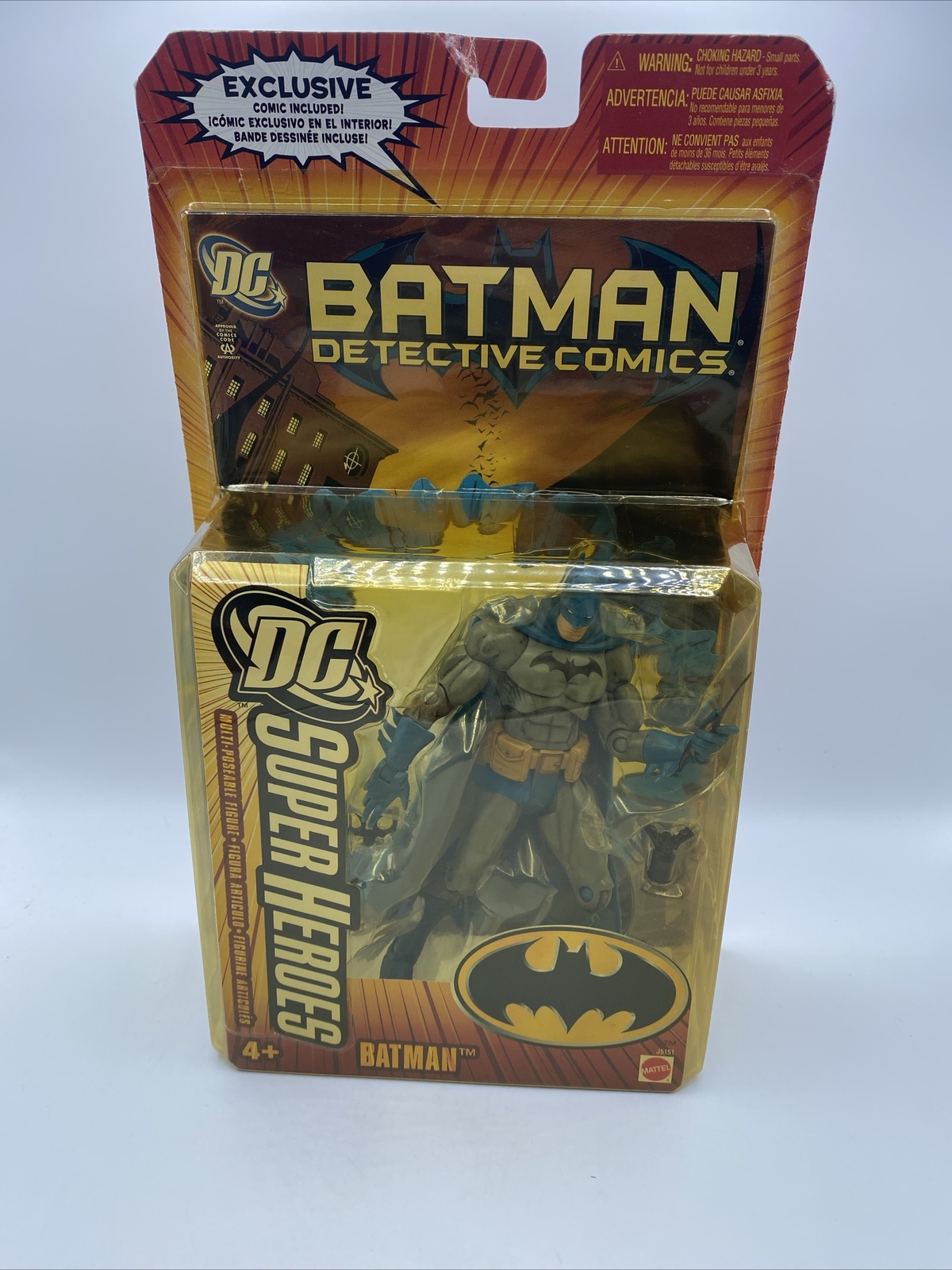 Mattel DC Super Heroes Batman Detective Comics 6in Action Figure 2005 ...