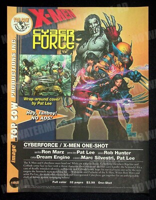 Cyber Force + X-Men Top Cow Marvel Comics 2006 Print Magazine Ad Poster ...