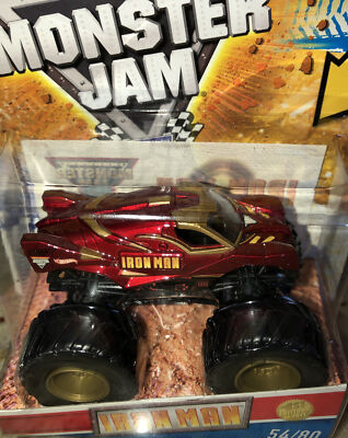 Hot Wheels Monster Jam Truck 1st Editions Iron Man & Monster Jam Tattoo ...