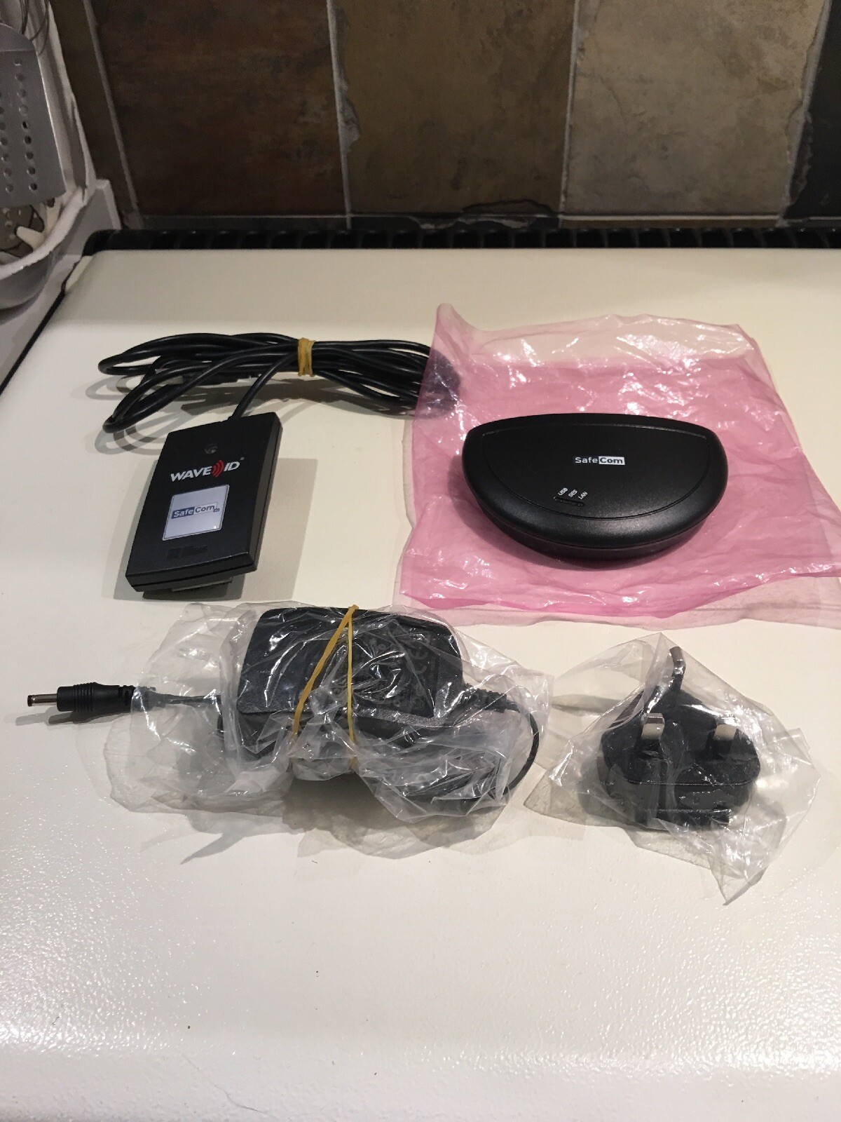 Nuance Safecom Ethernet Card Reader + Wave ID RF ID | eBay UK