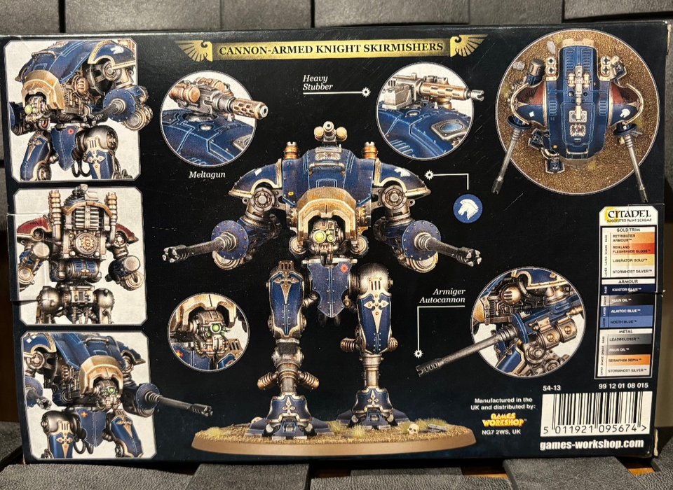 WARHAMMER 40k IMPERIAL KNIGHTS KNIGHT ARMIGERS / ARMIGER HELVERINS new ...