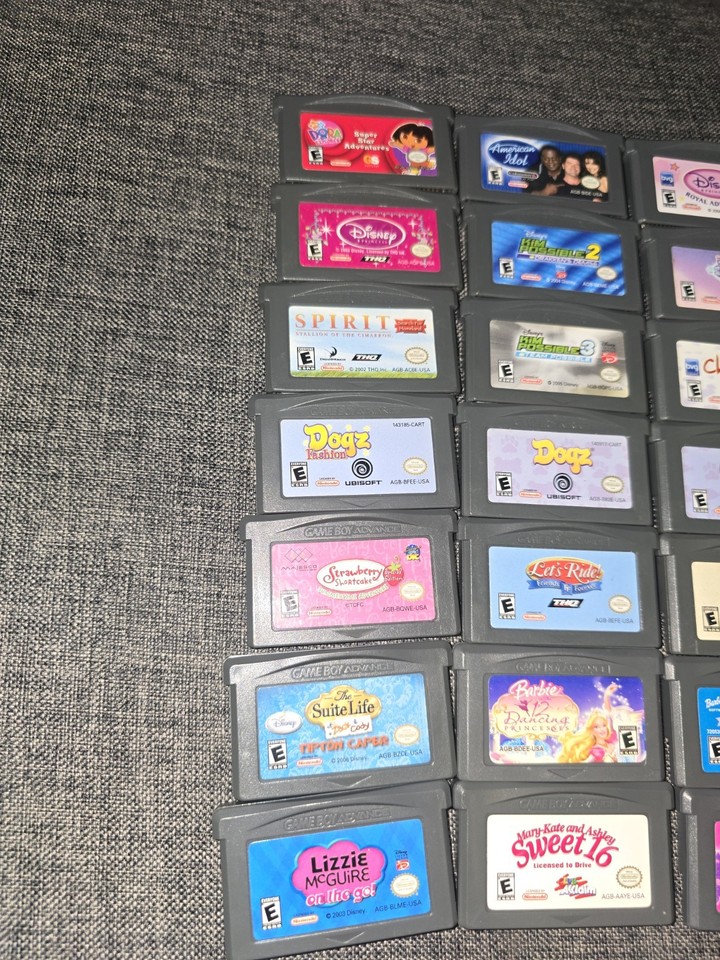 Nintendo Gameboy Advance Game Bundle Lot Of 33 Games *Tested Working | eBay